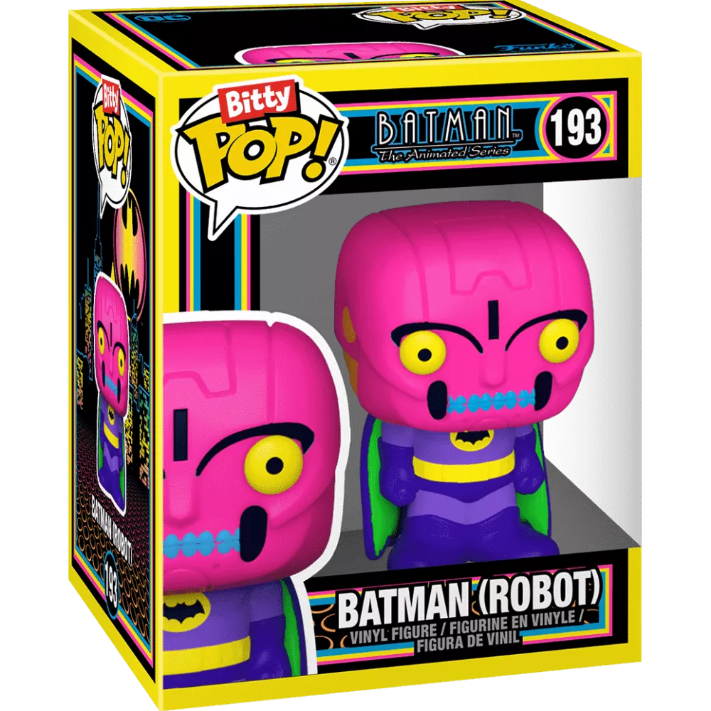 Funko Pop! Batman (Robot) #193 Blacklight Batman The Animated Series