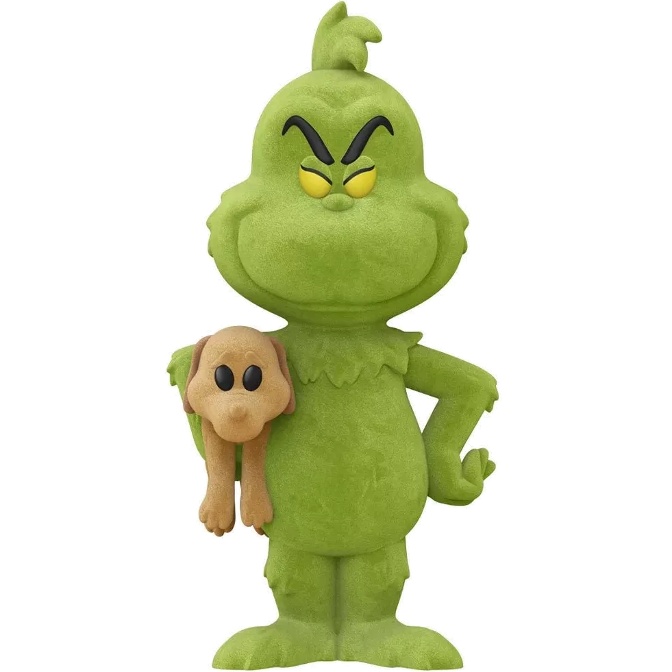 The Grinch Soda Canister and Max Chase Flocked Dr. Seuss How the Grinch ...