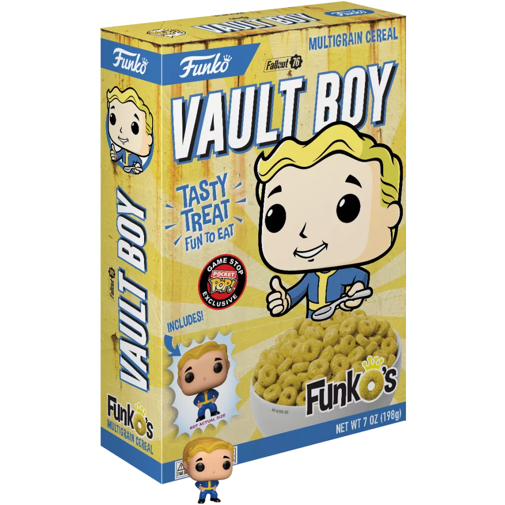 Funko Pop! Vault Boy Fallout 76 Pocket Pop Multigrain Cereal