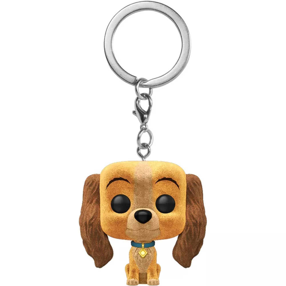 Funko Pop! Lady Pocket Pop! Keychain Flocked Disney Lady and the Tramp