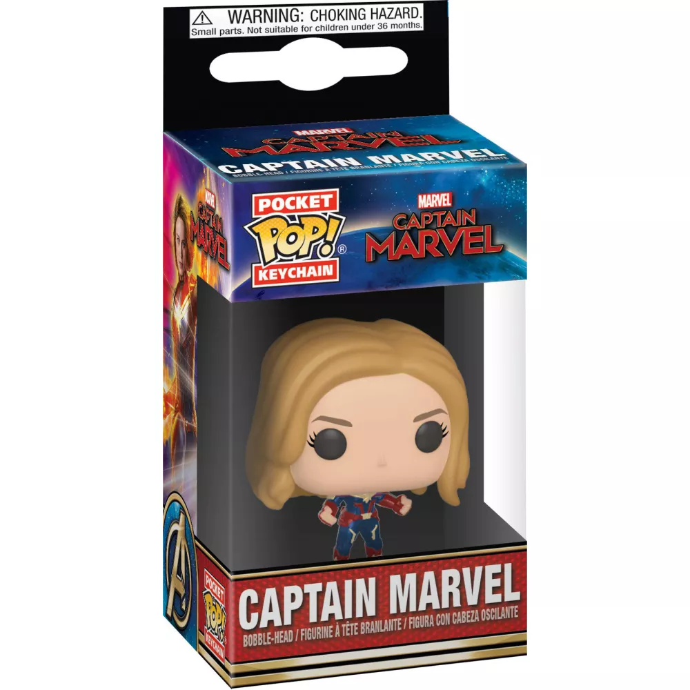 Captain Marvel Pocket Pop! Keychain