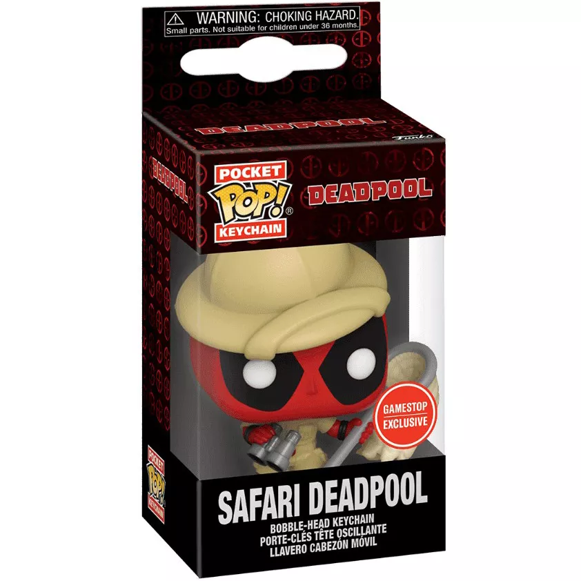 Funko Pop! Safari Deadpool Pocket Pop! Keychain Marvel