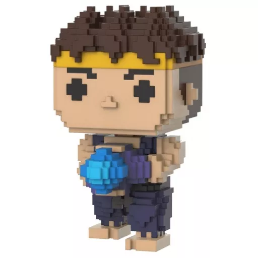 Ryu #15 Blue Chase Sreet Fighter 8-Bit Vinyl Figure