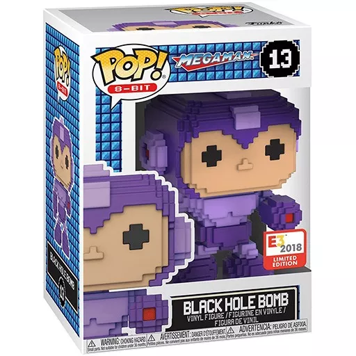 Funko Pop! Black Hole Bomb #13 Mega Man 8-Bit Vinyl Figure