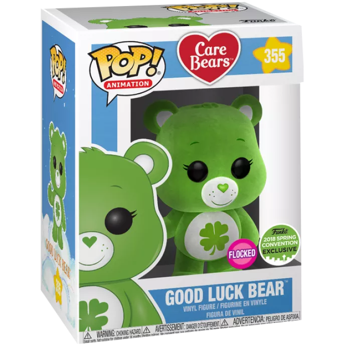 Good Luck Bear Flocked #355