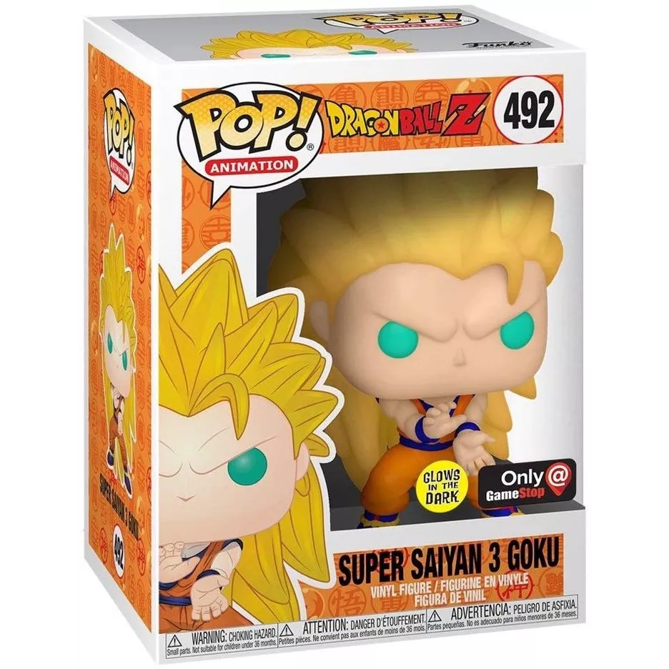 Super Saiyan 3 Goku #492 Glows in the Dark Dragon Ball Z