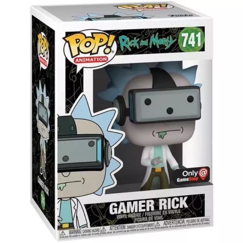 Funko Pop! Gamer Rick #741 Rick and Morty Animation