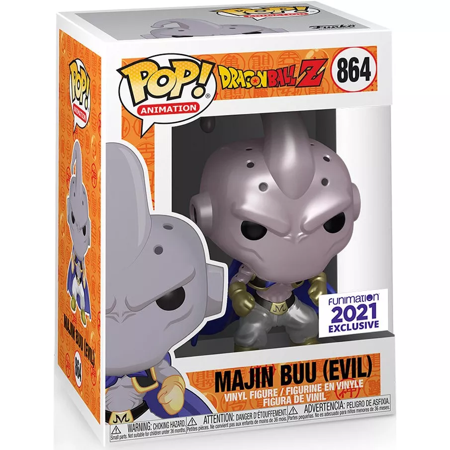 Funko Pop! Majin Buu (Evil) #864 Metallic Dragon Ball Z