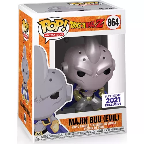 Funko Pop! Majin Buu (Evil) #864 Metallic Dragon Ball Z