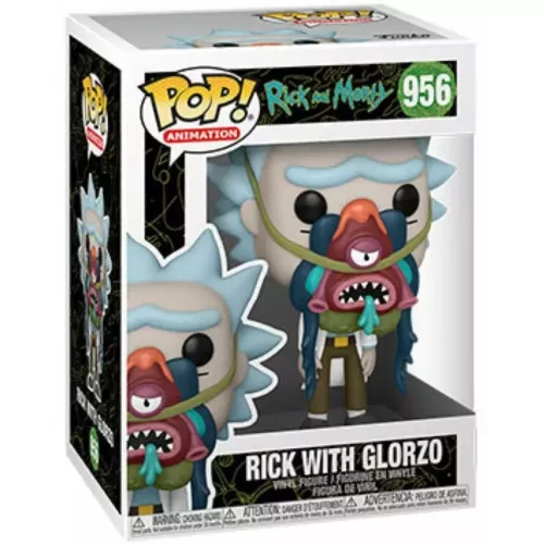 Funko Pop! Rick With Glorzo #956 Rick and Morty Animation