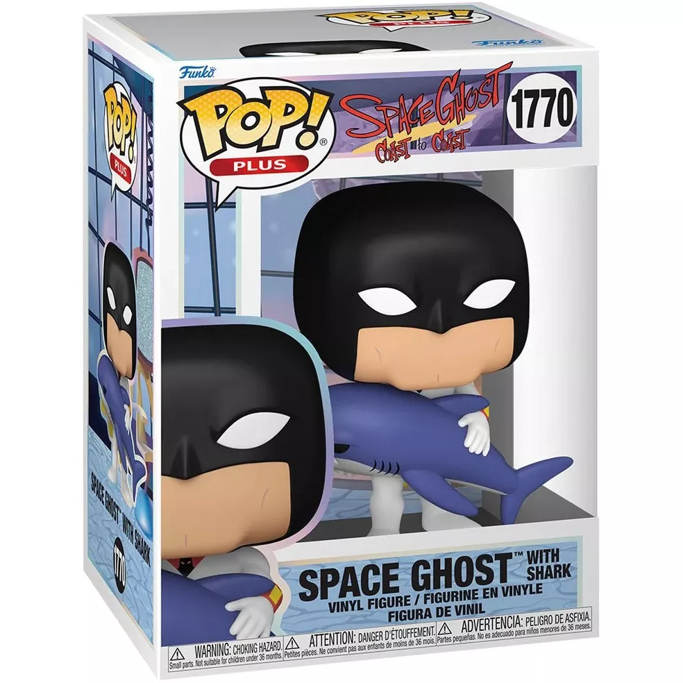Funko Pop! Space Ghost with Shark #1770 PLUS Space Ghost Coast to Coast