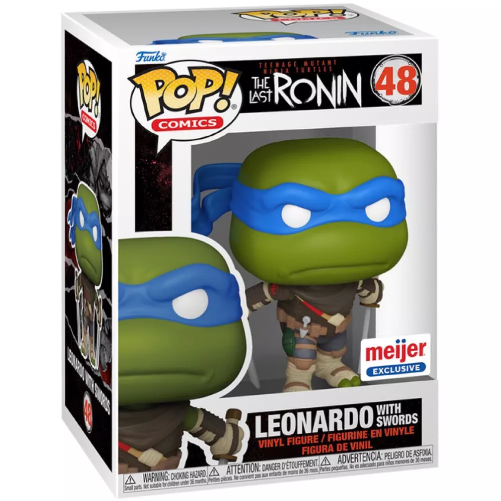Funko Pop! Leonardo with Swords #48 Teenage Mutant Ninja Turtles The ...