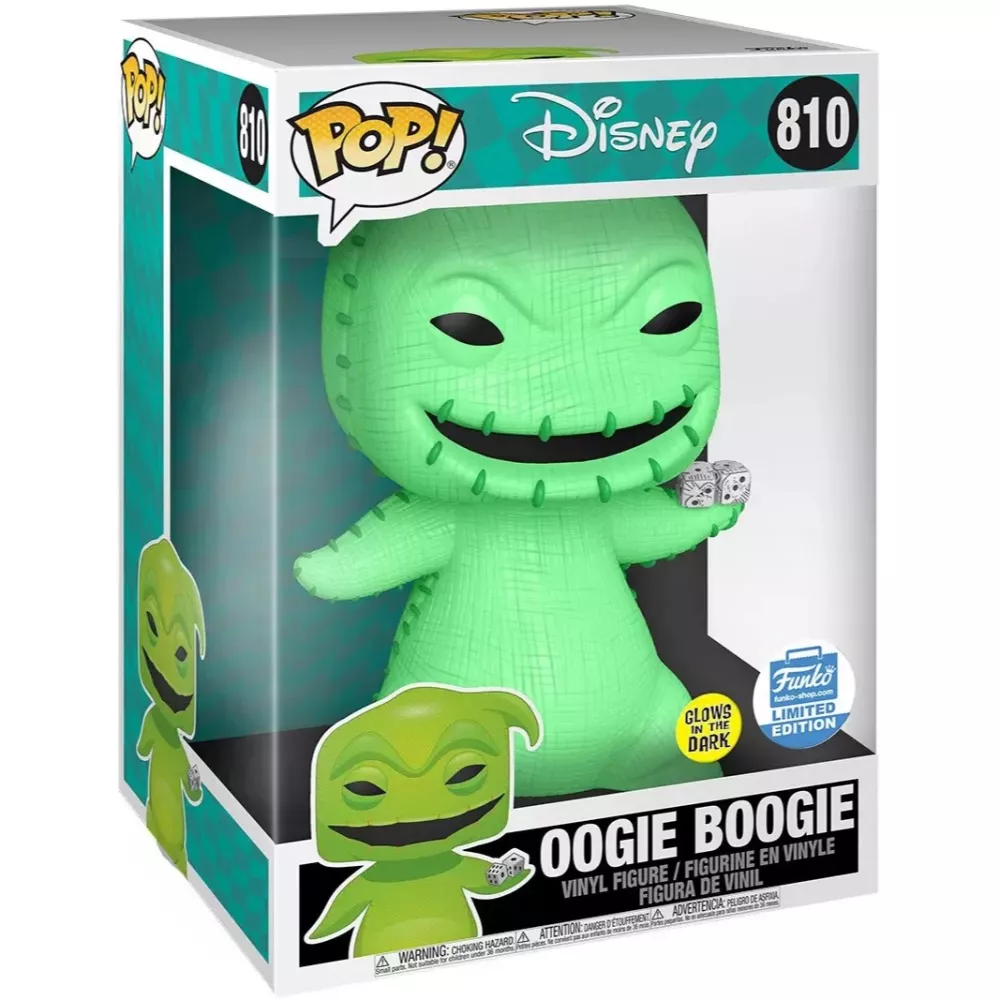Oogie Boogie #810 10" inch Glows in the Dark Disney