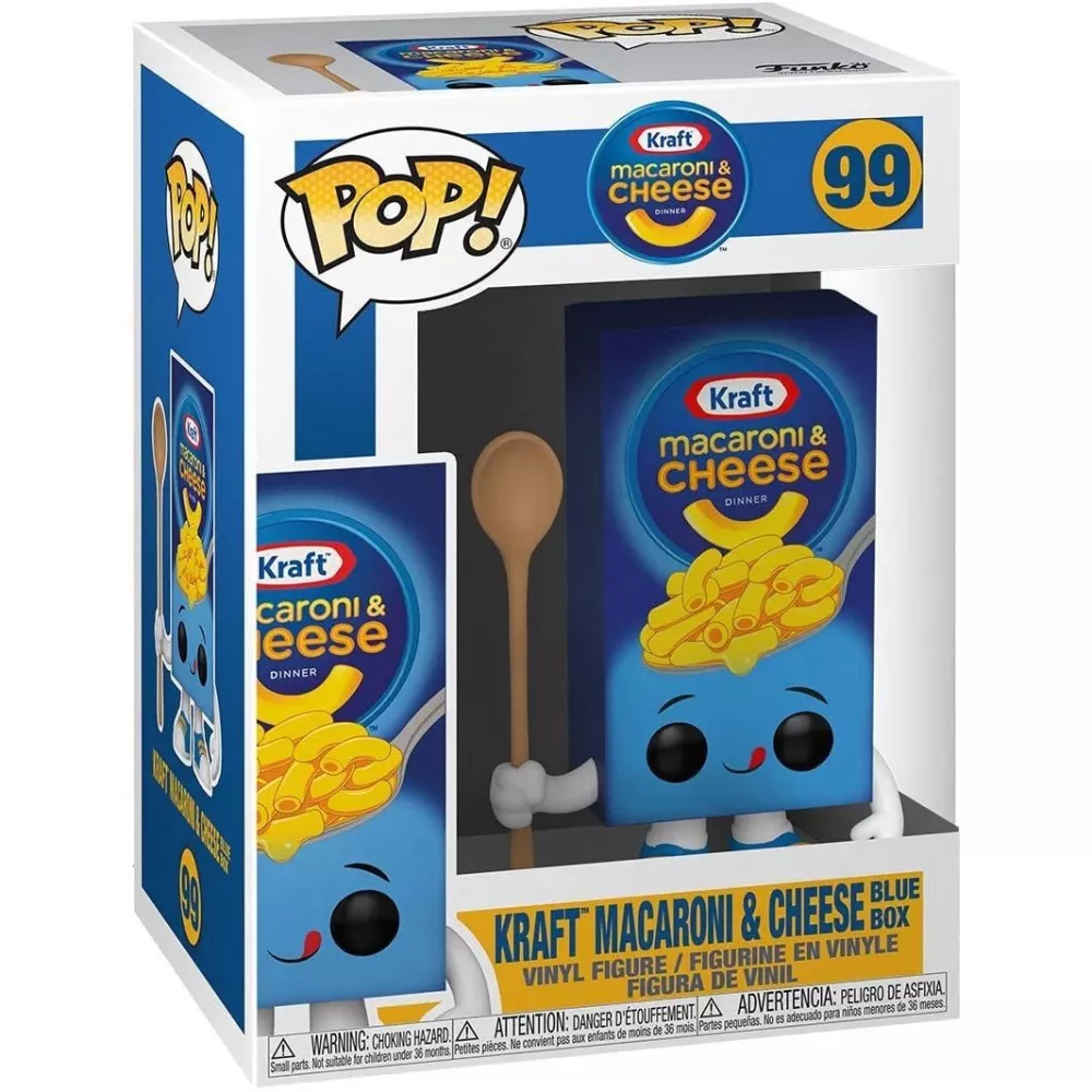 Funko Pop! Kraft Macaroni & Cheese Blue Box #99 Kraft Macaroni & Cheese ...
