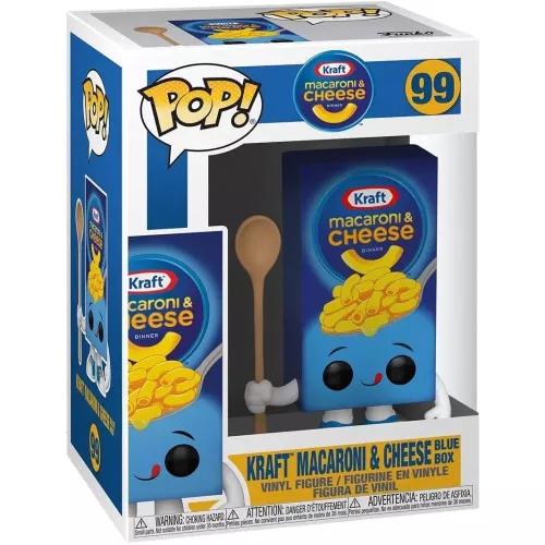 Funko Pop! Kraft Macaroni & Cheese Blue Box #99 Kraft Macaroni & Cheese ...