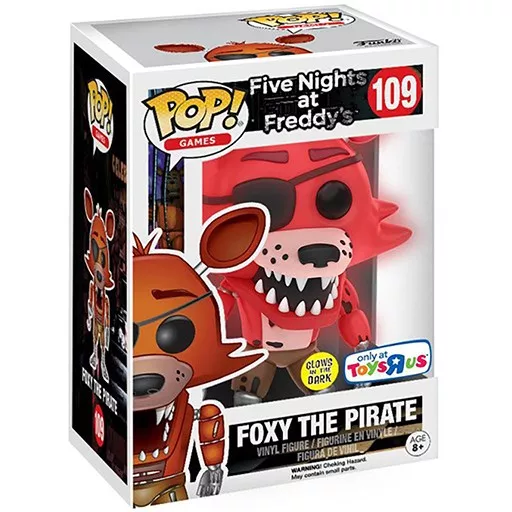 Funko Pop! Foxy the Pirate #109 Glows in the Dark Five Nights at Freddy's