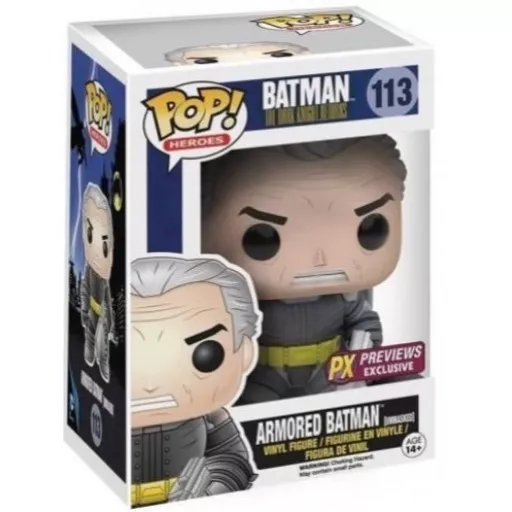 Funko Pop! Armored Batman [Unmasked] #113 Batman The Dark Knight Returns