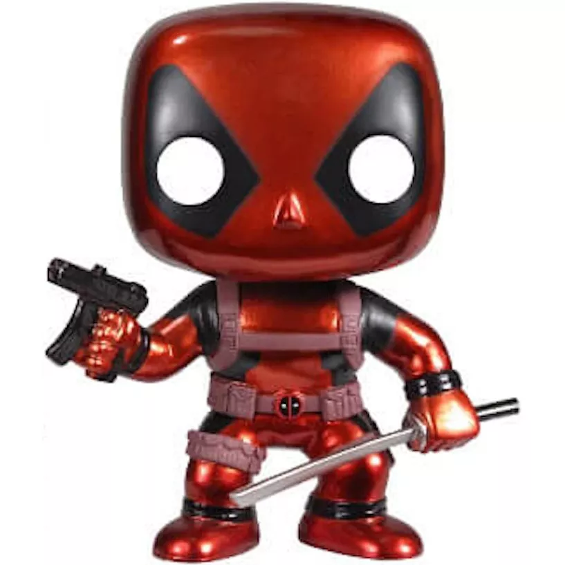 Funko Pop! Deadpool #20 Metallic Marvel Universe Vinyl Figure