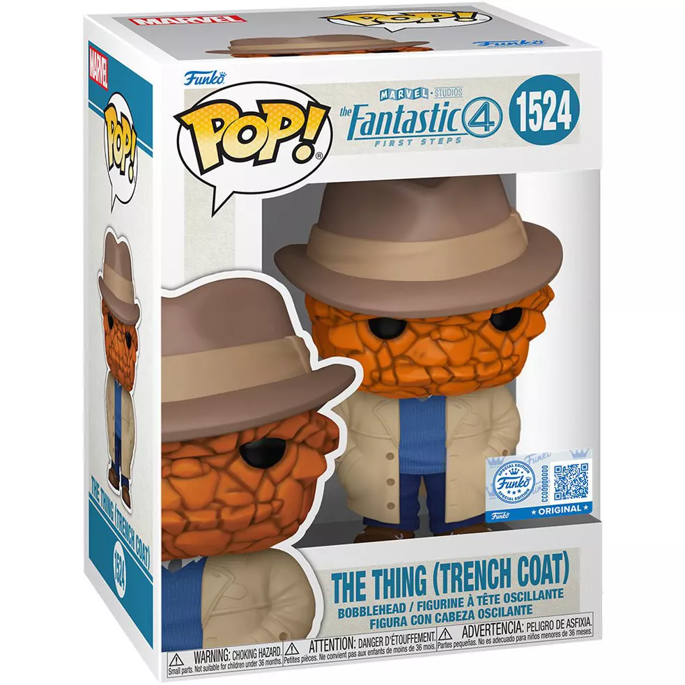 Funko Pop! The Thing (Trench Coat) #1524 Marvel Studios The Fantastic ...