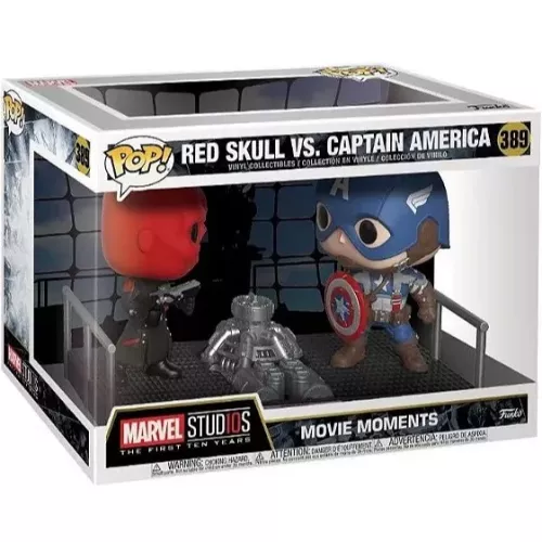 Funko Pop! Red Skull vs. Captain America #389 Marvel Stud10s The First ...
