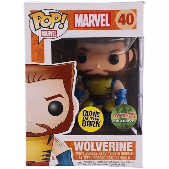 Funko Pop! Wolverine #40 Glows in the Dark Marvel Vinyl Figure