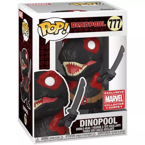 Funko Pop! Dinopool #777 Black Deadpool Marvel Vinyl Figure