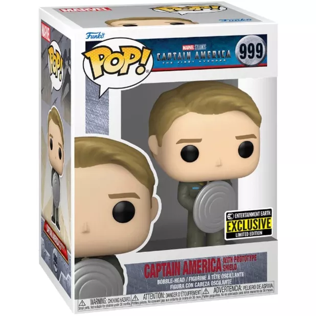 Funko Pop! Captain America with Prototype Shield #999