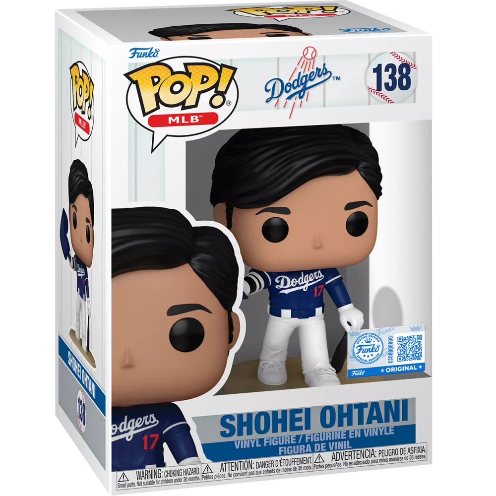 Funko Pop! Shohei Ohtani #138 Salute Los Angeles Dodgers