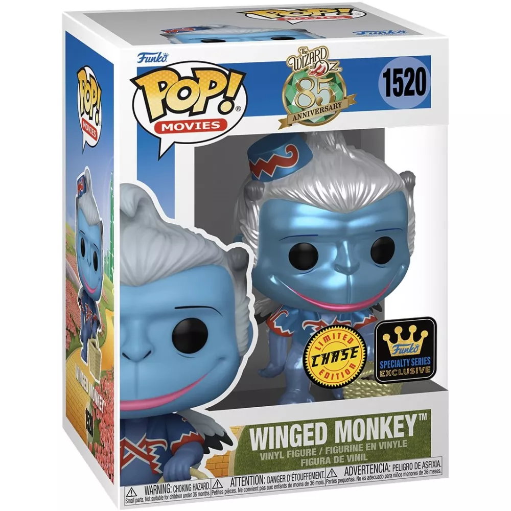 Funko Pop! Winged Monkey #1520 Chase Metallic The Wizard of Oz 85 ...