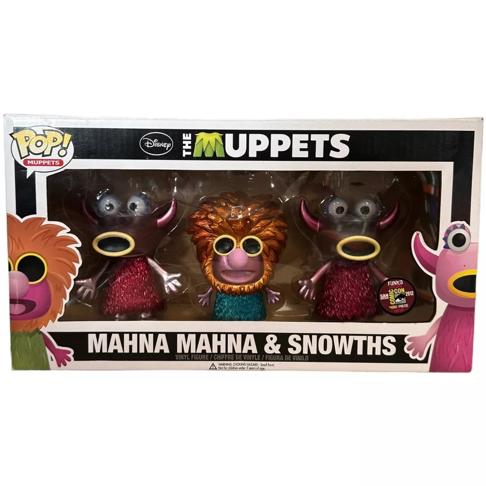 Funko Pop! Mahna Mahna 3 Pack Metallic Disney The Muppets