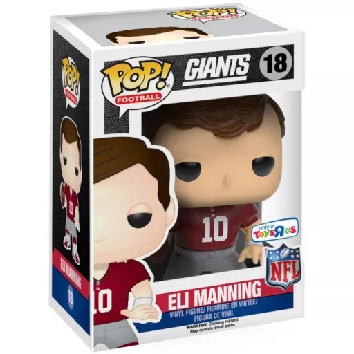 Eli Manning #18 Throwback New York Giants NFL Vinyl Figure