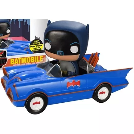 Batmobile #01 Blue Batman Classic TV Series Rides Vinyl Figure