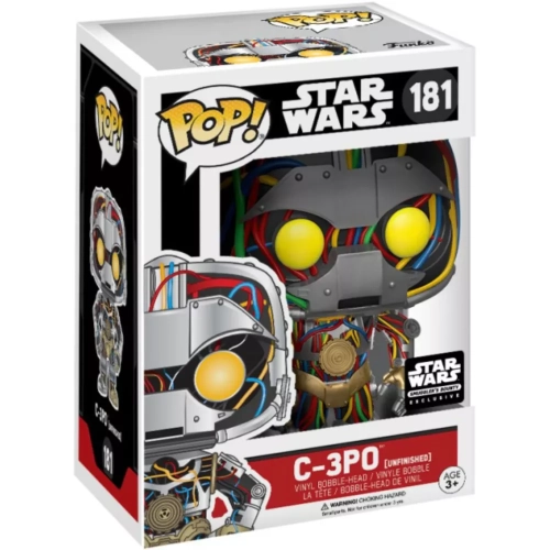 Funko Pop! C-3PO [Unfinished] #181 Star Wars Vinyl Figure