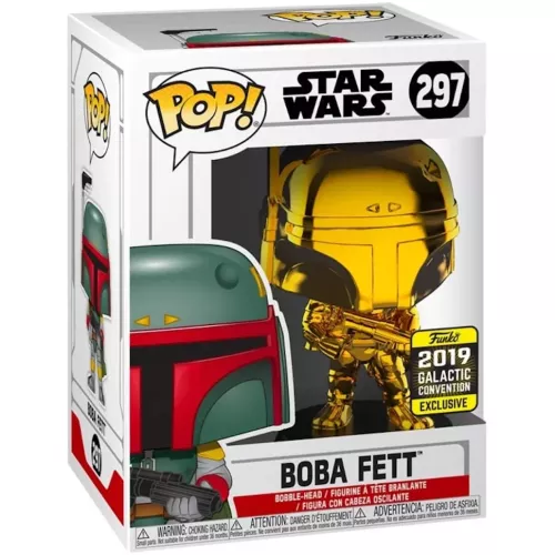 Funko Pop! Boba Fett #297 Gold Chrome Star Wars Vinyl Figure