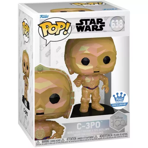 Funko Pop! C-3PO #638 Faceted Collection Star Wars Disney 100