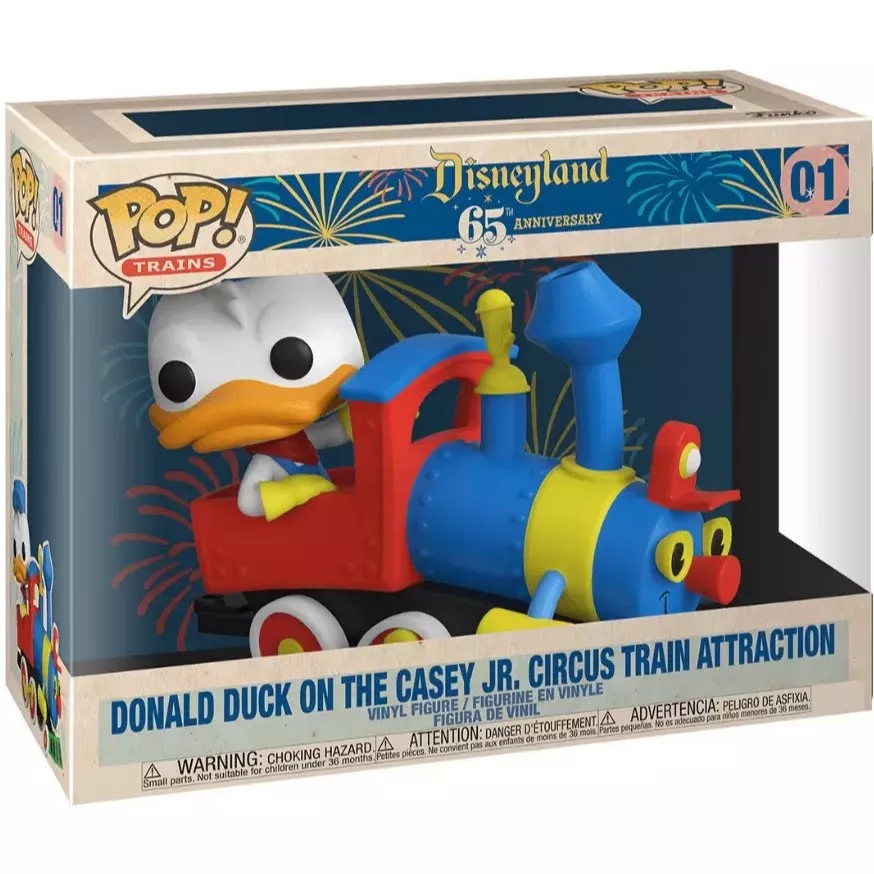 Funko Pop! Donald Duck on the Casey Jr. Circus Train Attraction #01